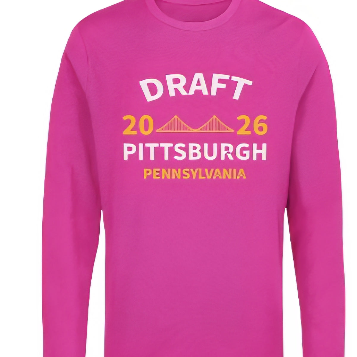 Pittsburgh 2026 Draft long sleeve – HYPE CITY THREADS